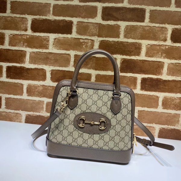 Designer Gucci Replica 1955 Horsebit kleiner Top Griff 621220 Tasche ...