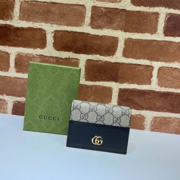 Gucci Replica Wallets Shop 658610 GG Marmont Card Case Wallet Wallet ...
