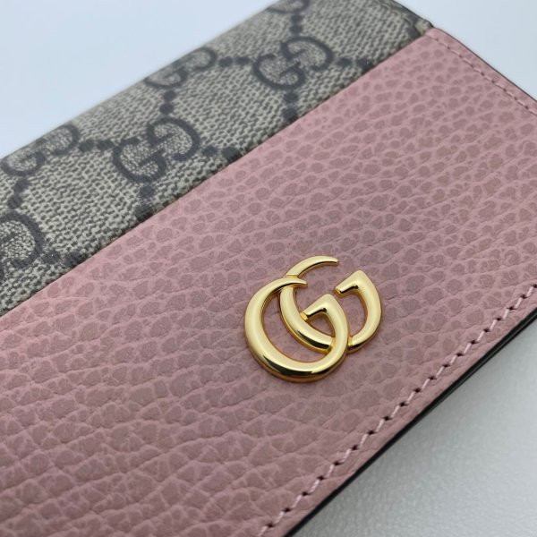 Gucci Replica Wallets Shop 658610 GG Marmont Card Case Wallet Wallet ...