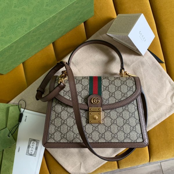 Replica Gucci Ophidia 651055 Top -Handle -Tasche mit Web – Luxus ...
