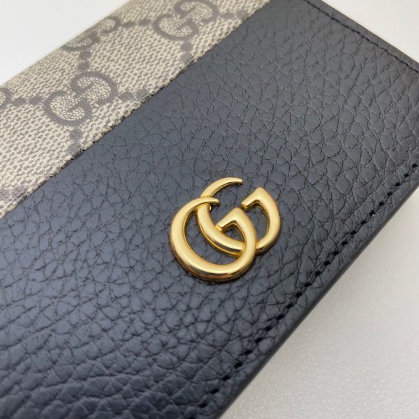 Gucci Replica Wallets Shop 658610 GG Marmont Card Case Wallet Wallet ...